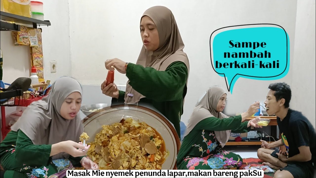 Penunda Lapar|| Mie nyemek Indomie goreng - YouTube