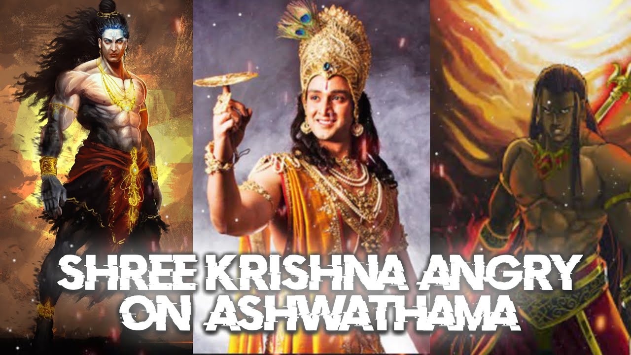 Shree Krishna Angry On Ashwathama | महाभारत | Mahabharat | Shree ...