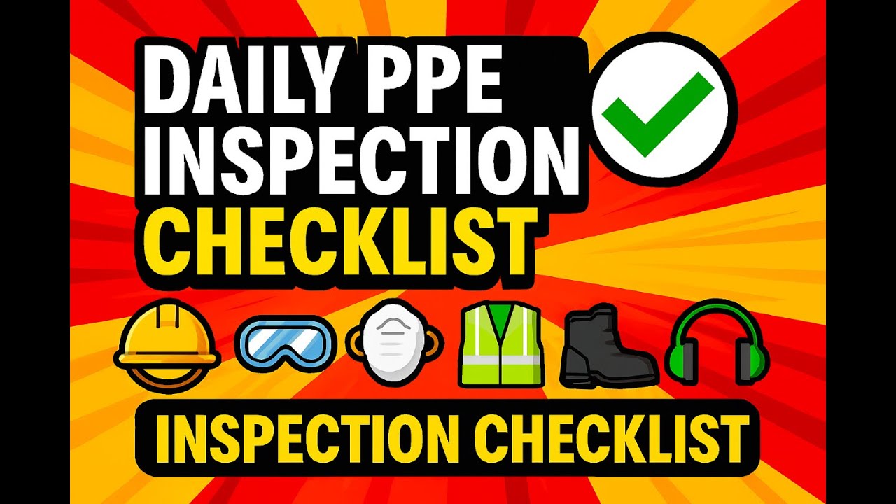 Daily PPE Inspection Checklist - YouTube