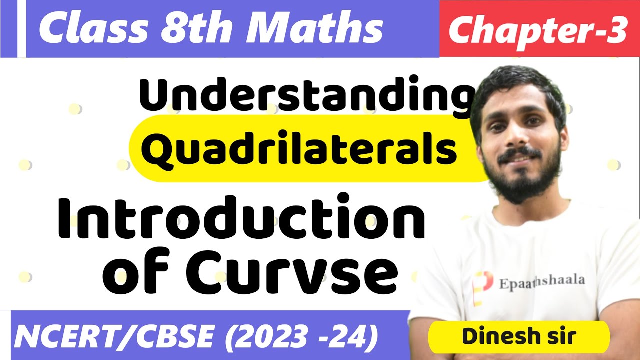 CBSE Class 8th Maths | Chapter 3 understanding quadrilaterals ...