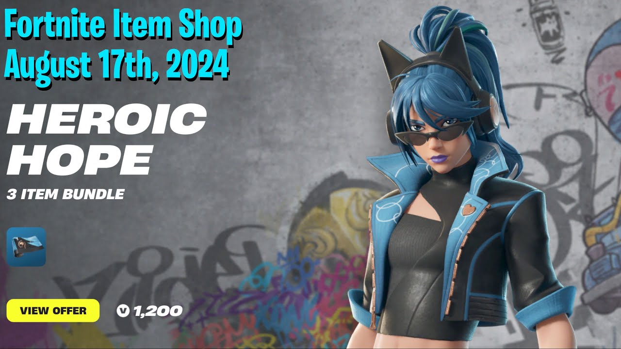 🌟 Fortnite Item Shop | NEW Heroic Hope Skin! - YouTube