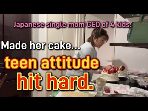 🇯🇵Japanese Single Mom CEO vs. Teen Attitude