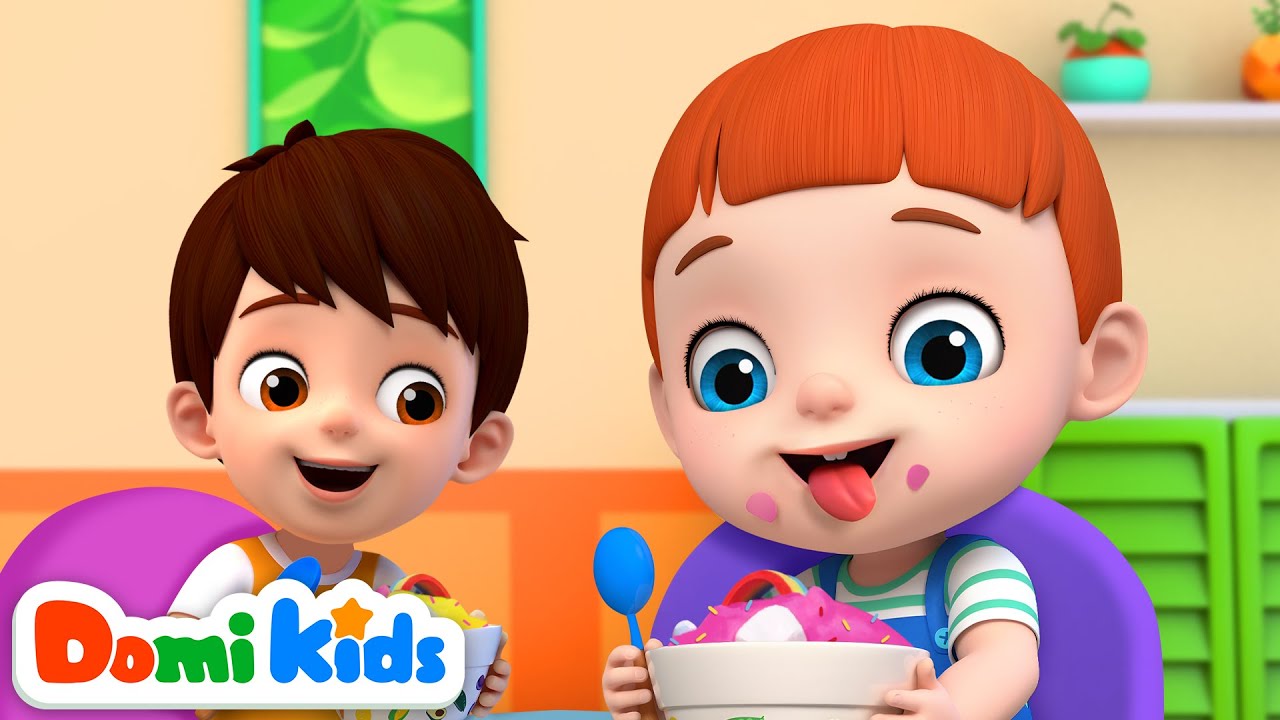 Ice Cream Song🍦 | Domi Kids Songs & Nursery Rhymes | Educational Songs ...