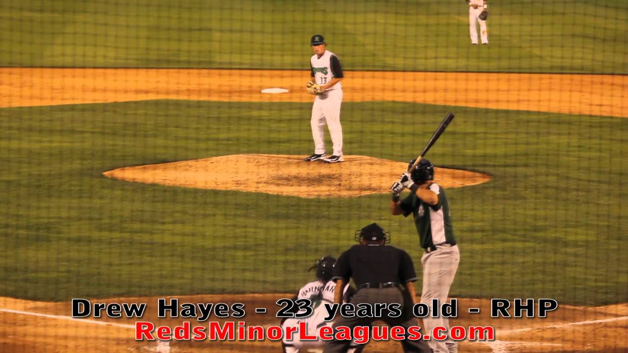 Drew Hayes pitching for the Dayton Dragons - YouTube