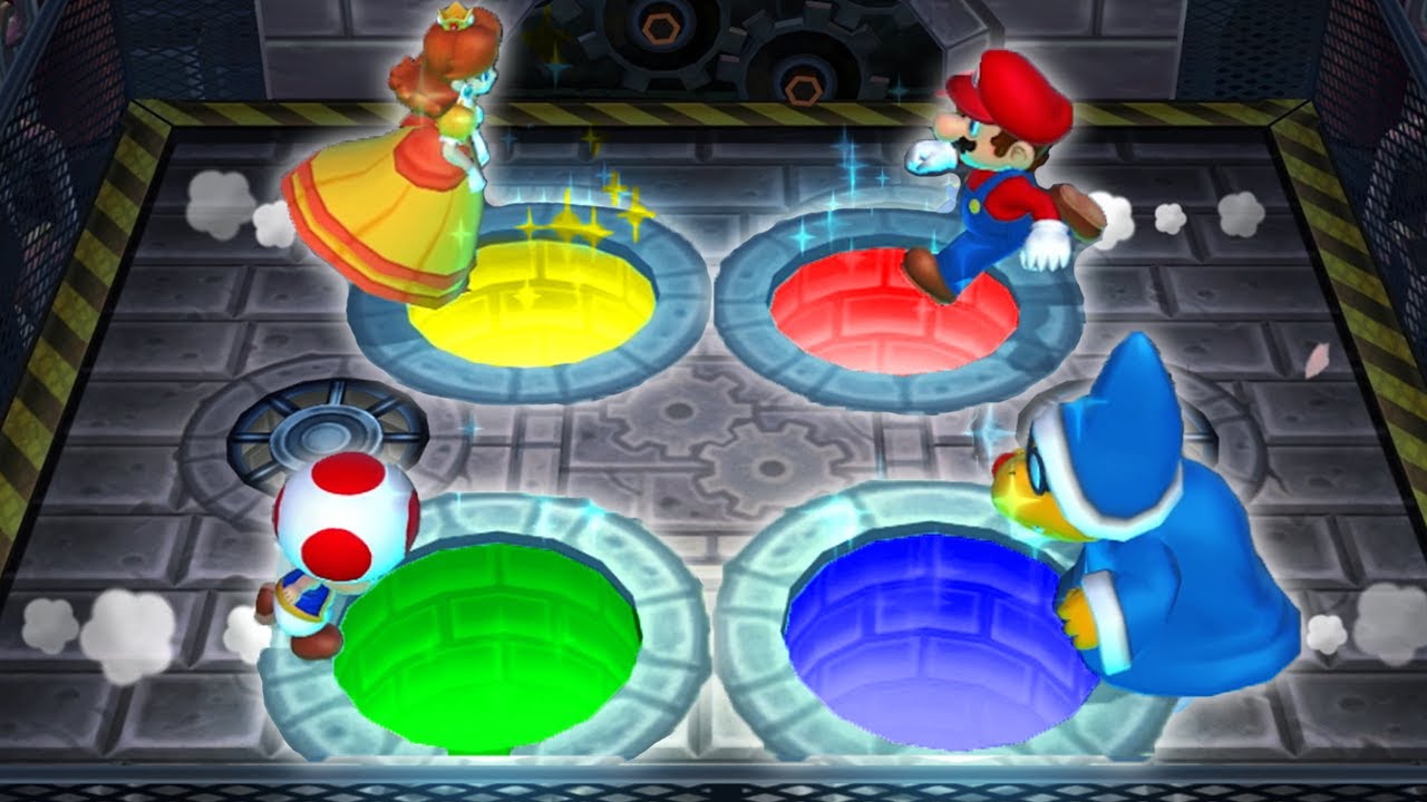 Daisy plays Mario Party 9 Minigames | MARIO vs TOAD vs DAISY vs ...