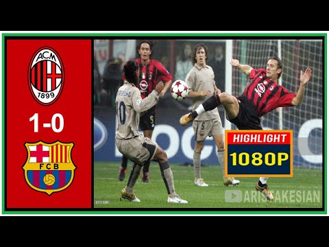 AC Milan v FC Barcelona: 1-0 #UCL 2004/05: Mediaset Commentary - 1080P 60FPS