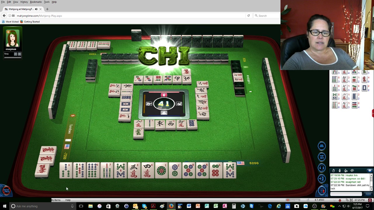 Riichi mahjong perfecting Pinfu - YouTube