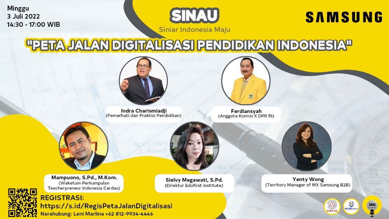 SINAU "PETA JALAN DIGITALISASI PENDIDIKAN INDONESIA" - YouTube