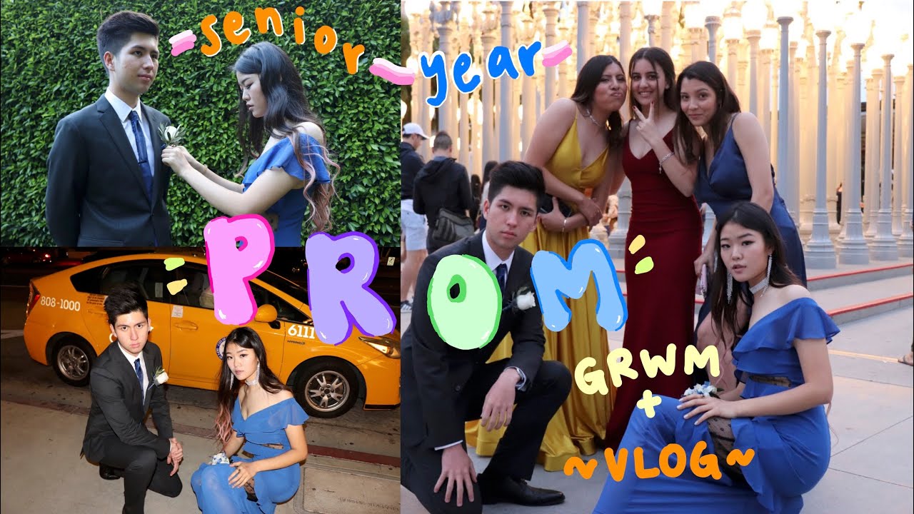 SENIOR PROM GRWM + VLOG - YouTube