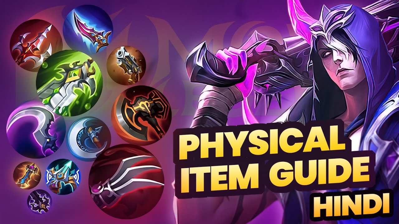 [Hindi] All PHYSICAL ITEMS explained | MOBA LEGENDS Items and Equipment ...