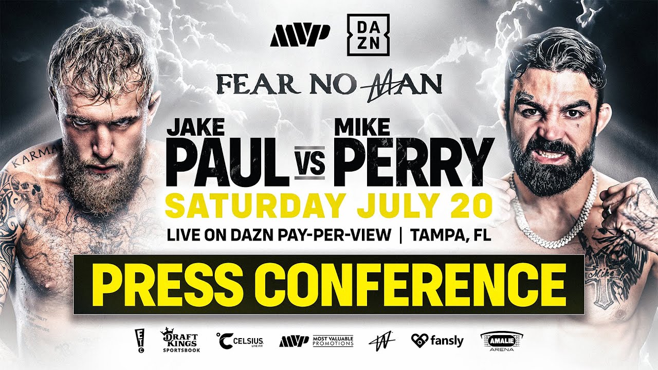 JAKE PAUL VS. MIKE PERRY PRESS CONFERENCE LIVESTREAM - YouTube