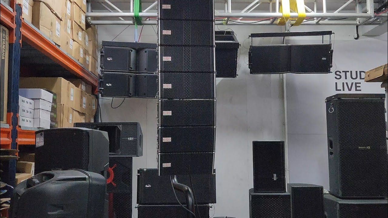EXXO MLA186 Micro Line Array System. #soundcheck #soundsquare # ...