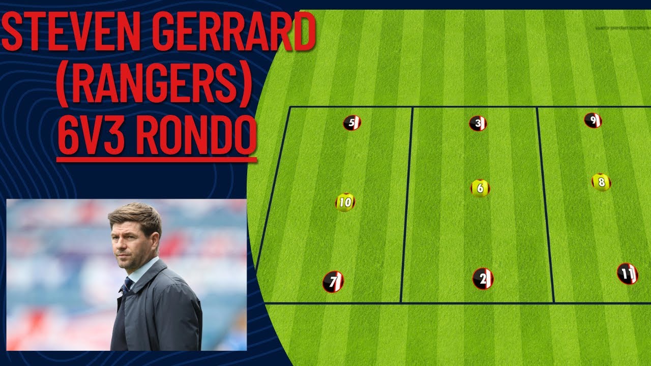 Steven Gerrard(Rangers) 6v3 Rondo - YouTube