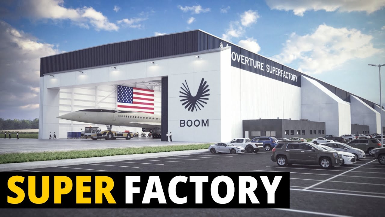 Boom Supersonic Completes Construction of Overture Superfactory - YouTube