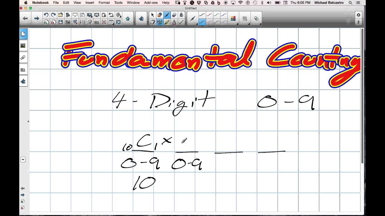 Fundamental Counting Principal Grade 12 Data Management Lesson 4 2 29 ...