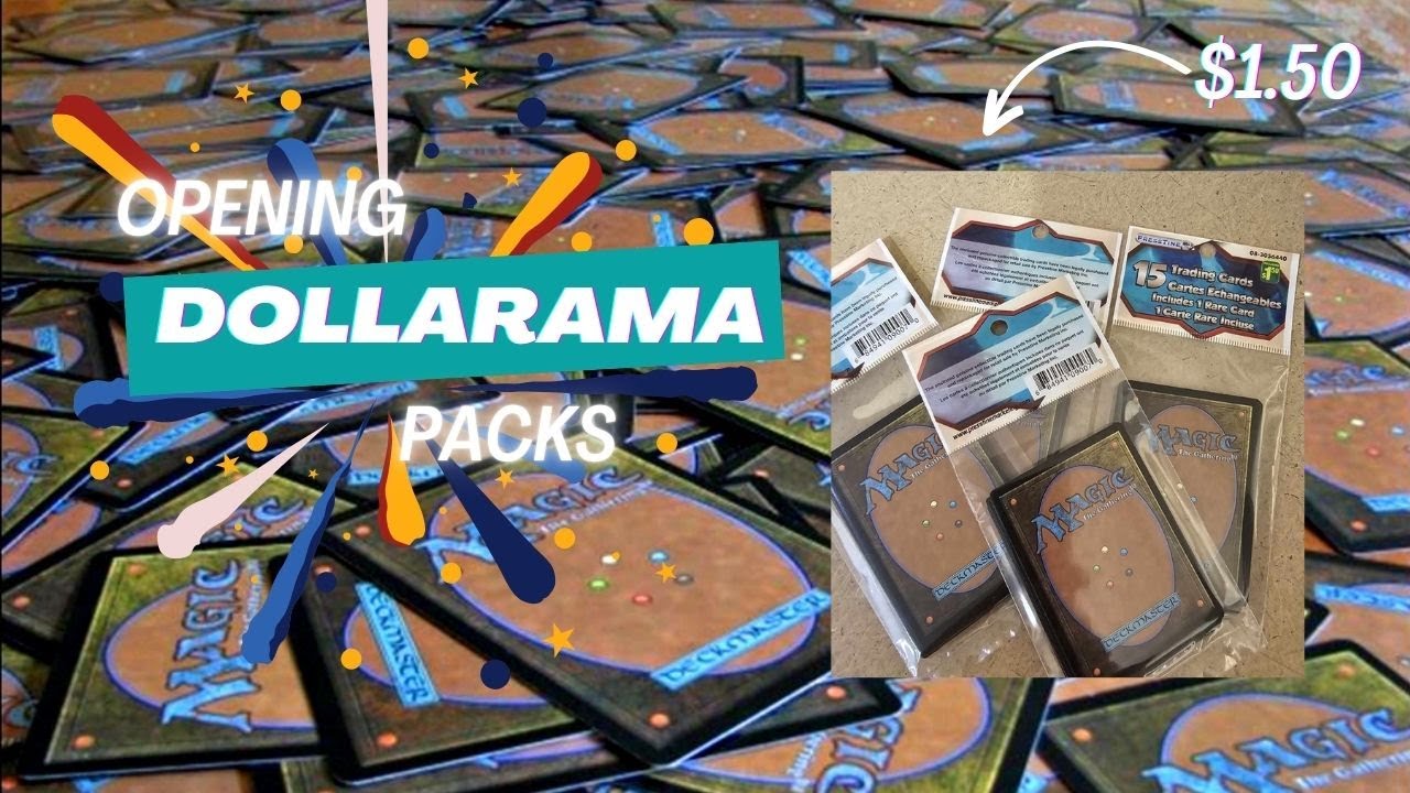 Can You Find Hidden Gems in Dollarama MTG Packs? - YouTube