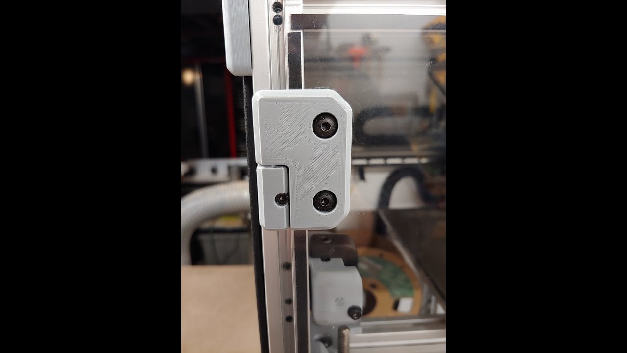 Lift off hinges for Voron Trident - YouTube