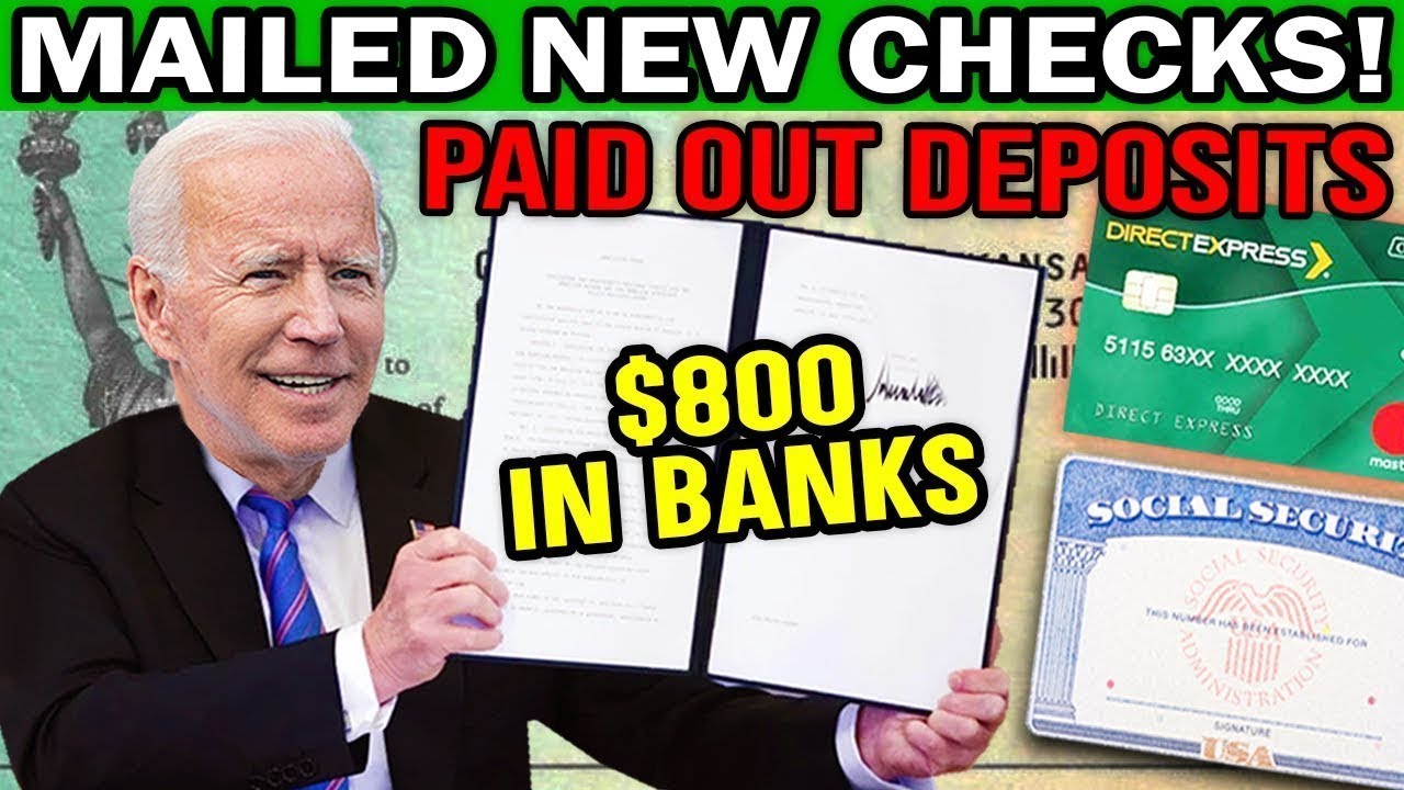 IT'S READY! DIRECT DEPOSIT OF $900 CHECKS FOR ADULTS! SIGNED DATE 4TH ...
