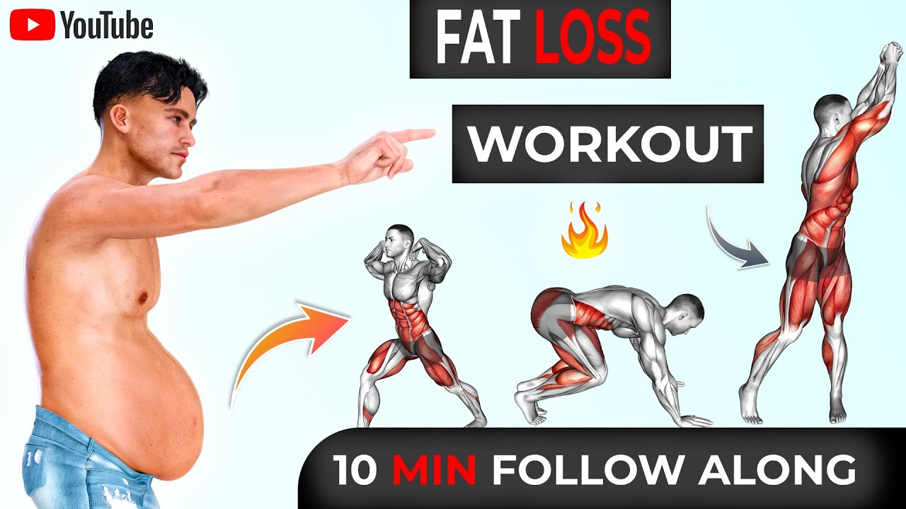 Top 10 Fat Burning Exercises to Lose Weight Quickly - YouTube