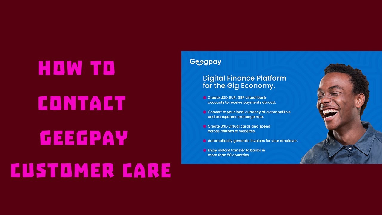How to Contact Geegpay customer care and also search for help articles ...