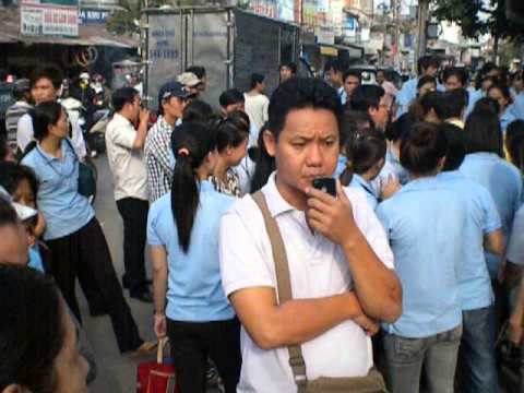 CUỘC BIỂU TÌNH CỦA CÔNG NHÂN CTY GILIMEX BÌNH THẠNH - YouTube