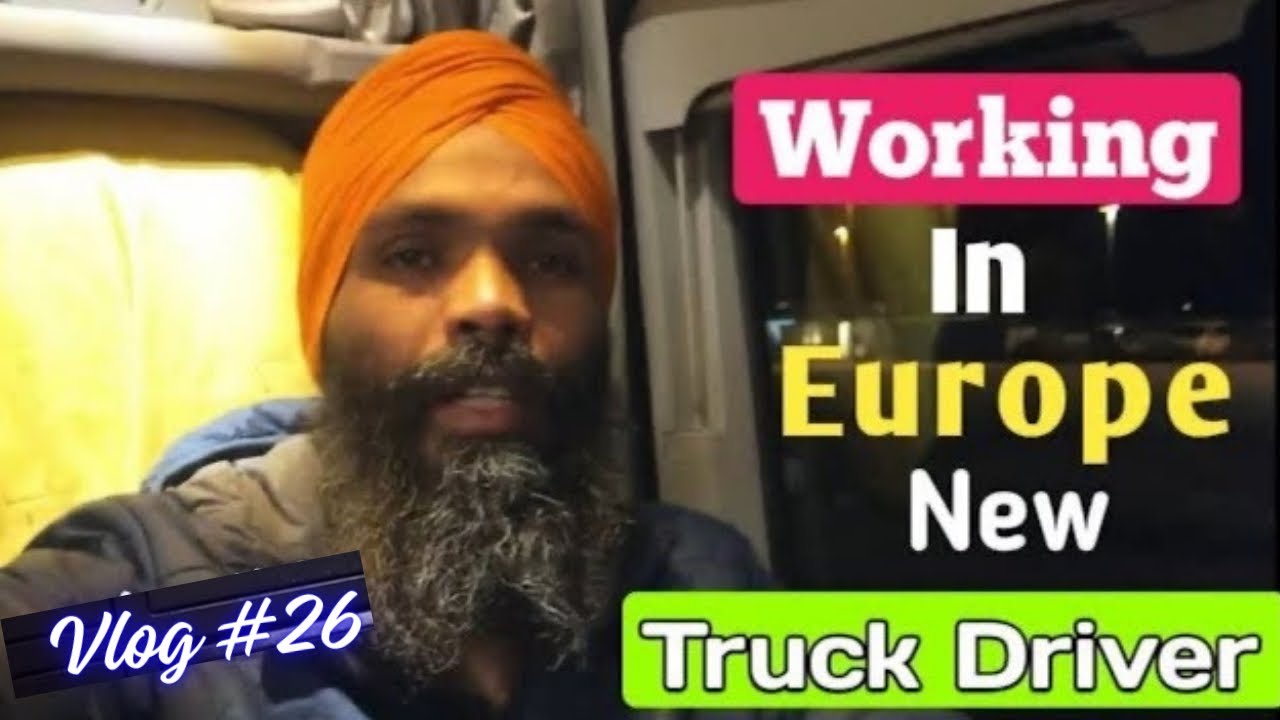 New truck driver in europe Ferry trip with truck vlog / Driver cross ...