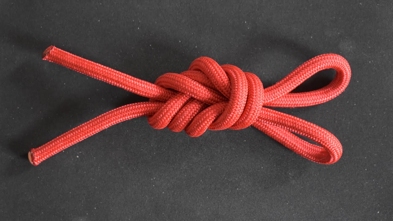 How to tie the Double Figure-Eight Loop (Bunny Ears) knot - YouTube