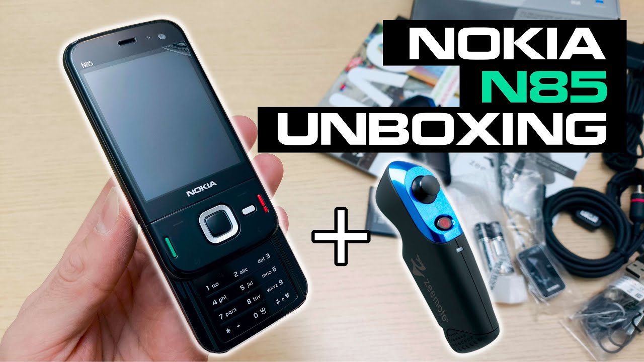 Nokia N85 + Zeemote JS1 Controller Unboxing 4K (RM-333) - Review - Full ...