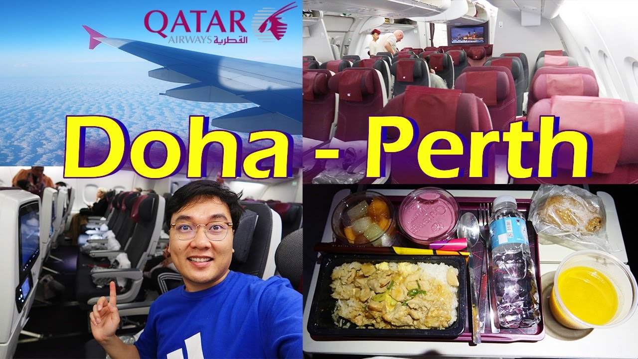 Qatar Airways 11-hour flight Airbus A380 Upper Deck Doha to Perth ️ 🇦🇺 ...