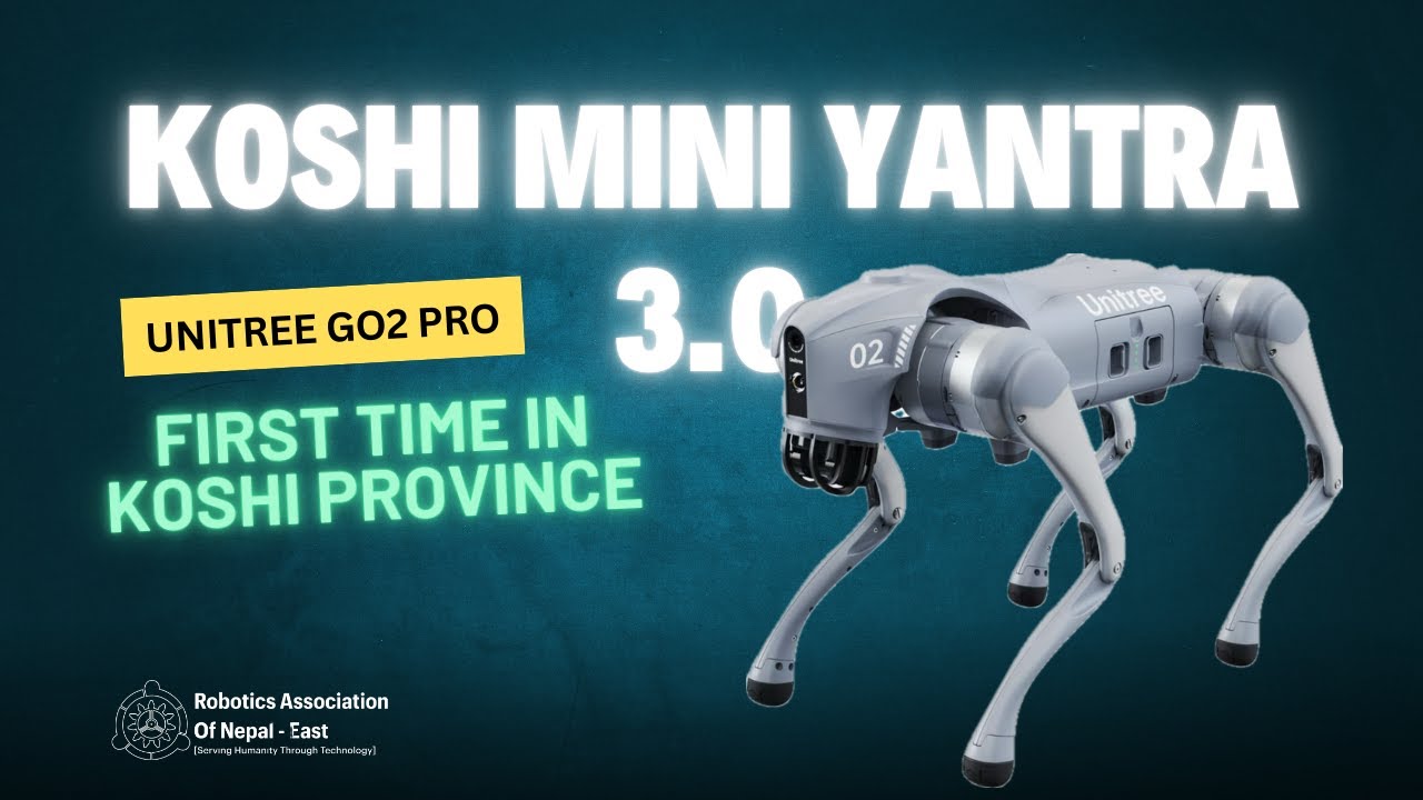Unitree Go2 Pro at Koshi Mini Yanta 3.0 [Promotional Video] - YouTube