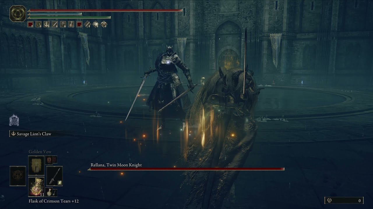Rellana, Twin Moon Knight Boss (Castle Ensis) - Elden Ring SOTE - YouTube