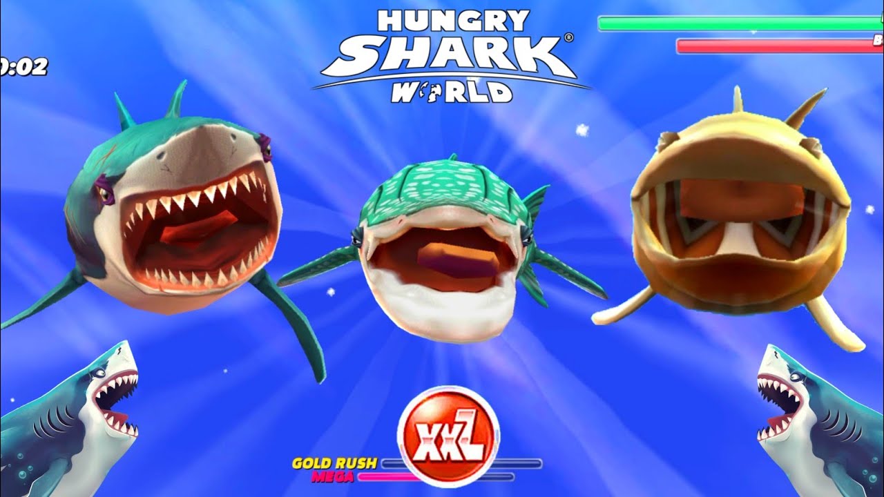 All Xxl Sharks Unlocked Hungry Shark World - New Shark Gameplay ...