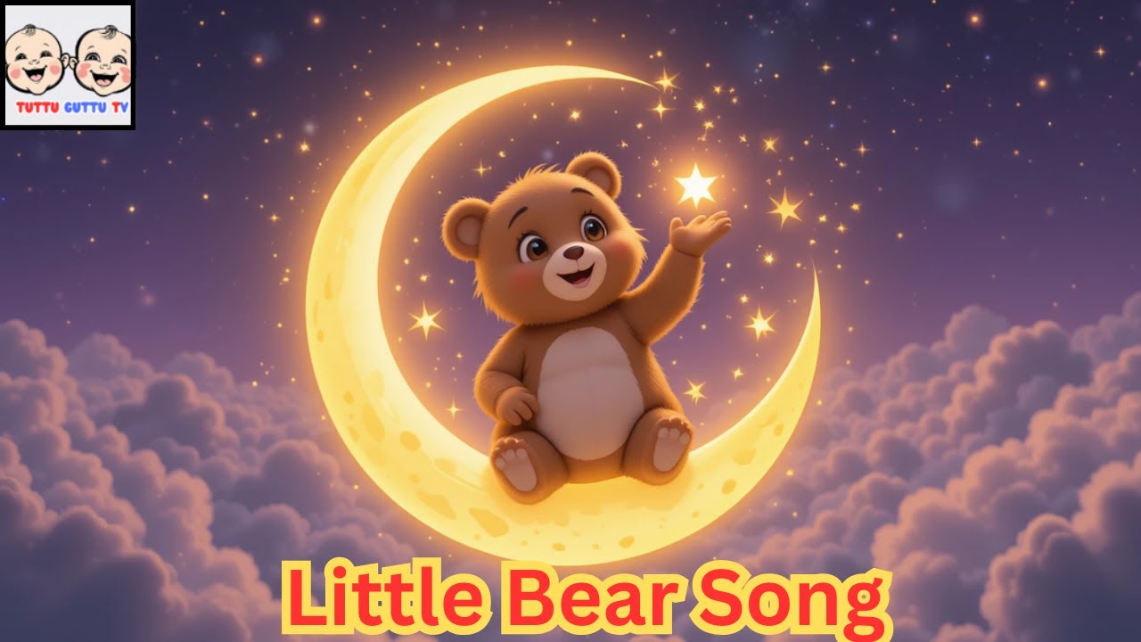 Little Bear Song | Forest animal song | Teddy rhymes | Toddlers song ...