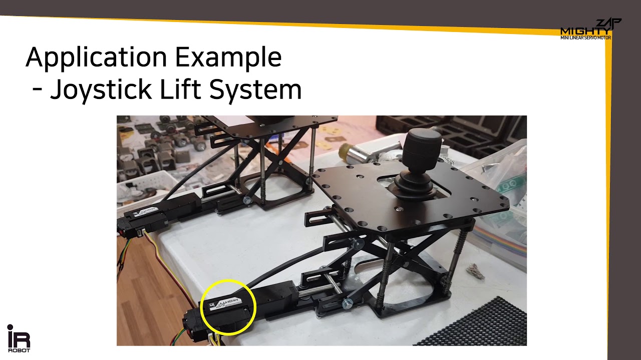 Joystick Lift System with mightyZAP - YouTube
