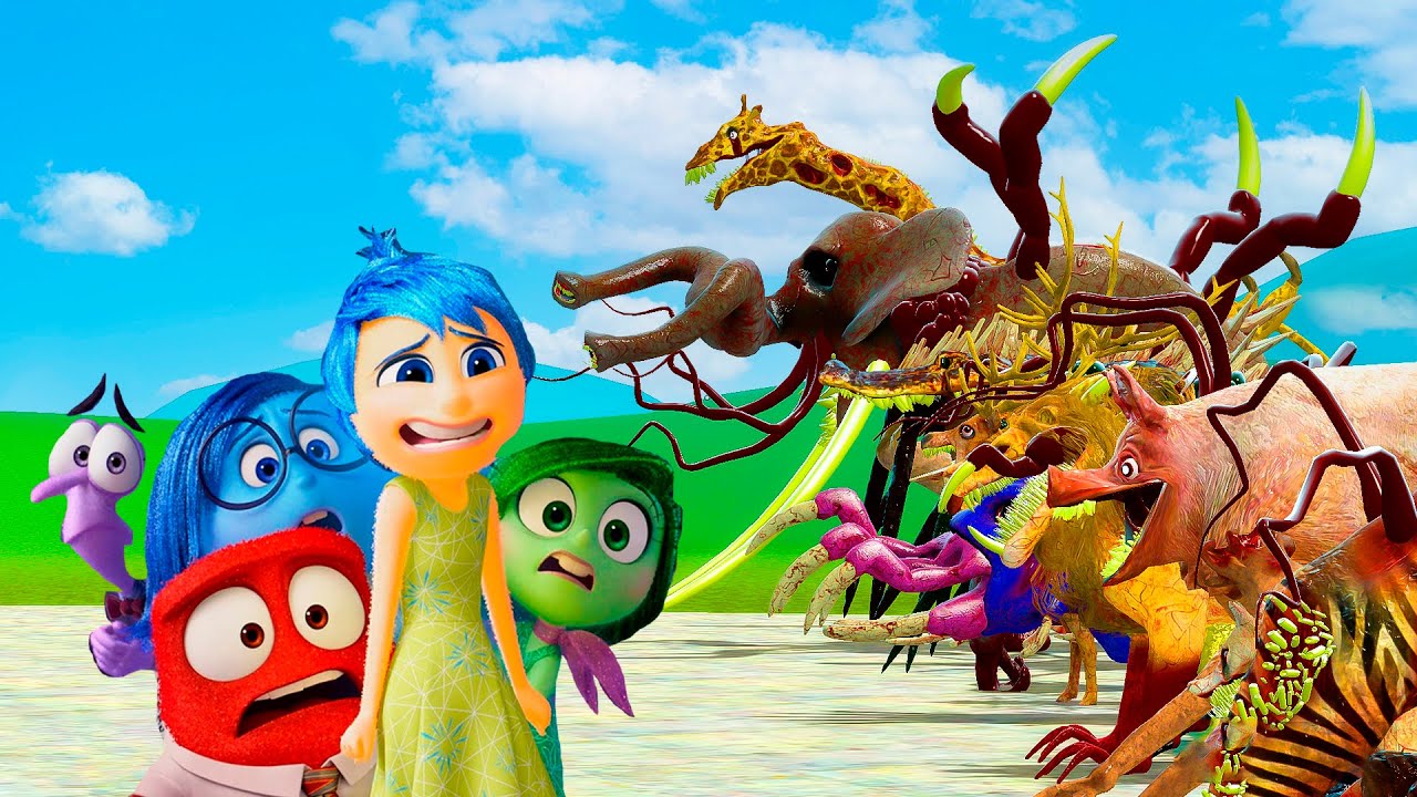 Inside Out 2 & Zoohosis monsters battle | Garrys Mod - YouTube
