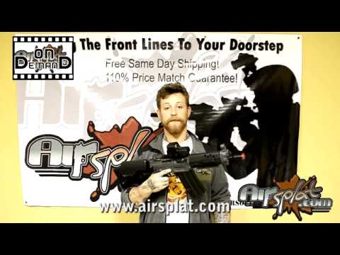 AirSplat OD - ICS SIG 551 and 552 Airsoft Gun Review Video Ep 1