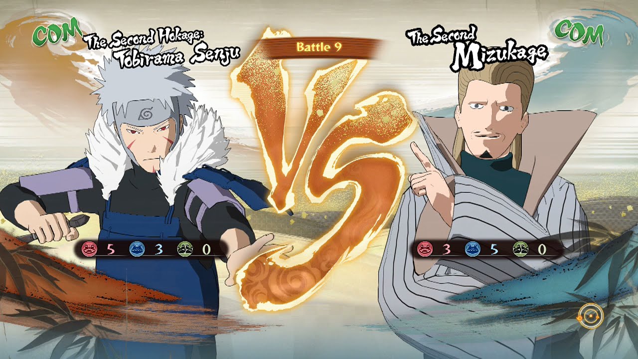 2nd Mizukage Vs 2nd Hokage