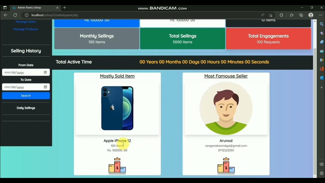 Design a responsive admin homepage using HTML, CSS, JavaScript and Bootstrap - YouTube