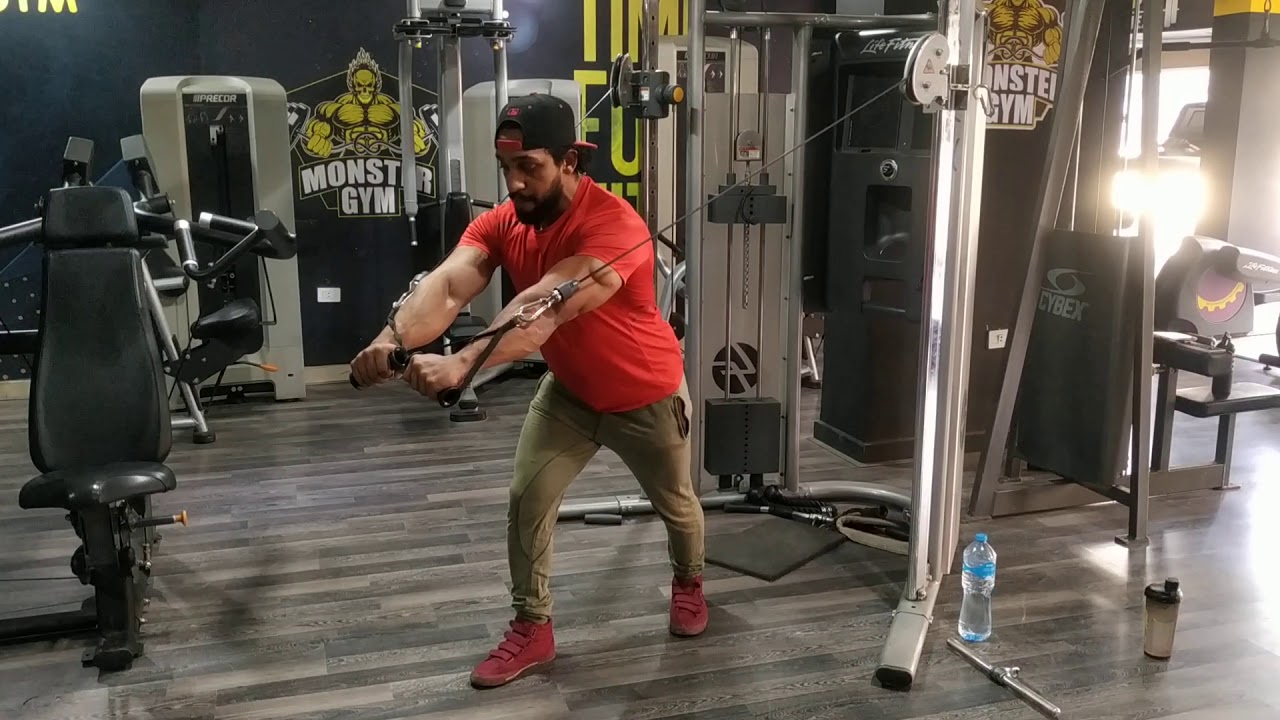 cable cross Pench press fly | تفتيح صدر عالى وصدر فلات وصدر واطى - YouTube