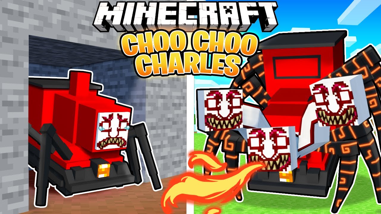 SOBREVIVÍ 200 DÍAS como CHOO CHOO CHARLES en MINECRAFT HARDCORE! - YouTube