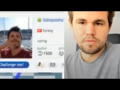 Magnus Carlsen Rakibi Sabo Paşa’nın İsmini Okuyor