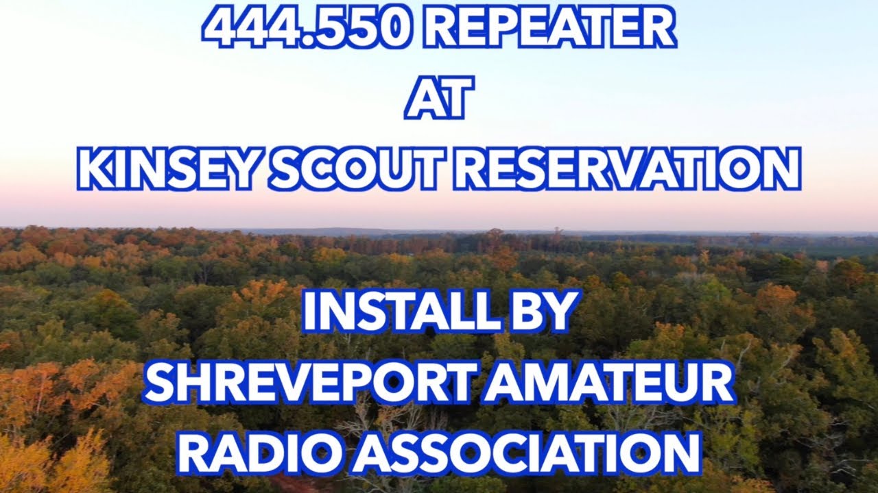 Repeater Installation at Kinsey Scout Reservation - YouTube