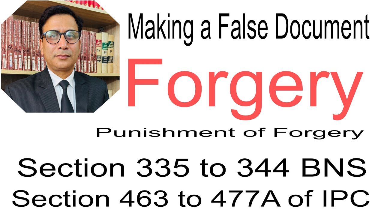 VLOG : 112 || Forgery || Punishment for Forgery. - YouTube