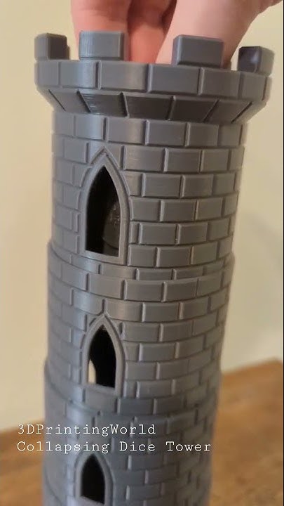 Collapsing Dice Tower By 3dprintingworld Youtube