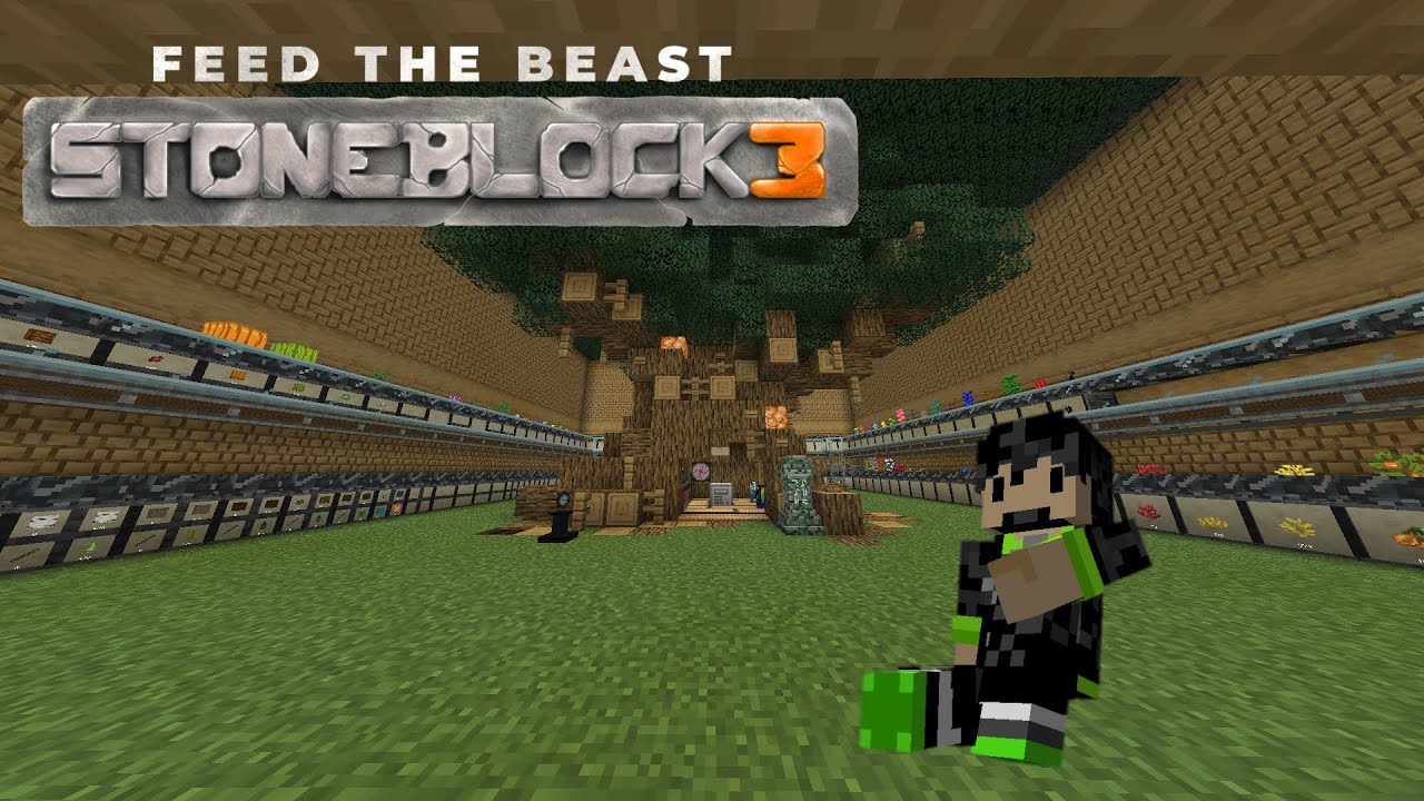 #12 Bikin Tempat Buat Tanaman dan Blood Magic (FTB Stoneblock 3 ...