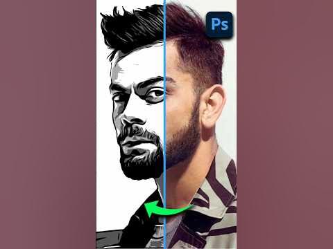 How to Convert Raster Image to Vector (New Method) - Photoshop Tutorial #graphics #photoshop # ...