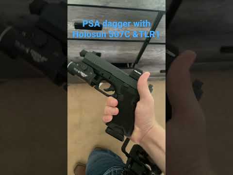 PSA Dagger with holosun 507C & Streamlight TLR1 in an alien gear rapid ...
