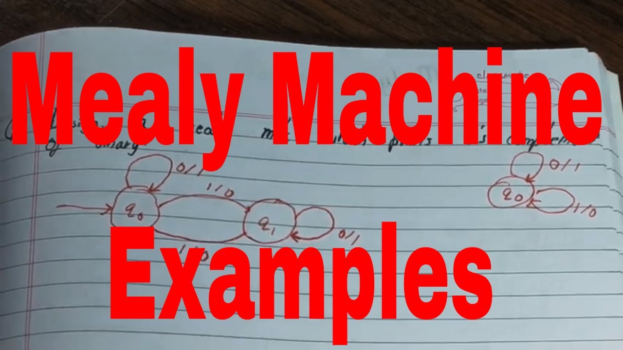 Mealy machine example|Mealy machine|Mealy machine solved examples|Mealy ...