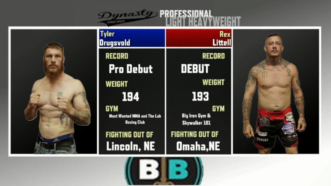 Rex Littell JR vs Tyler Drugsvold - Bareknuckle - DCS 99 - YouTube