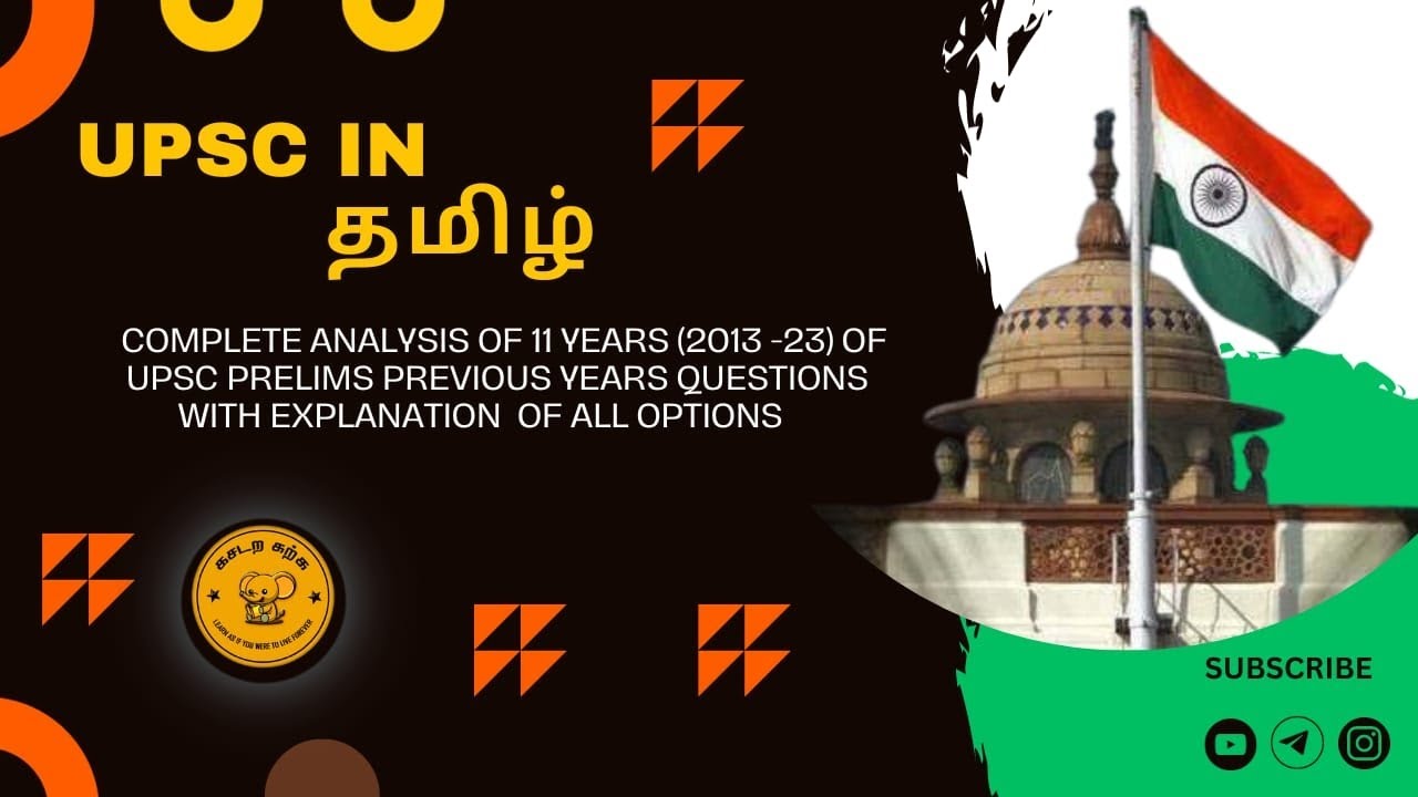 DAY-58 | UPSC PYQ(2015) Explanation with all options|#upscintamil # ...